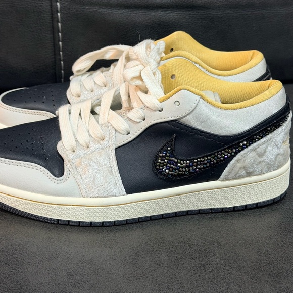 Nike | Shoes | Nike Air Jordan Low Beaded Swoosh222 Dv1762001 Size 8 ...